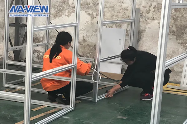 The reasons for the fracture of aluminium profiles assembled into frames